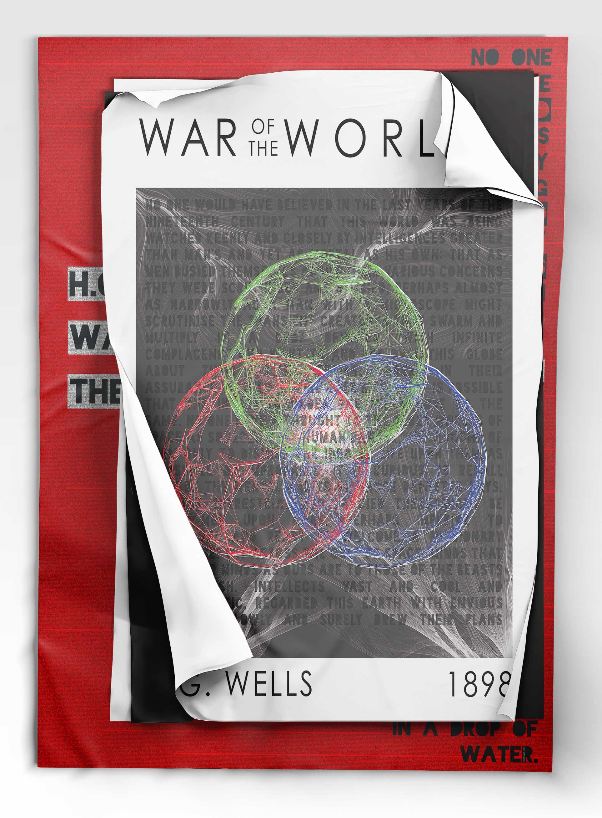 War of the Worlds// Human Thought Wall Art Poster – James Voce
